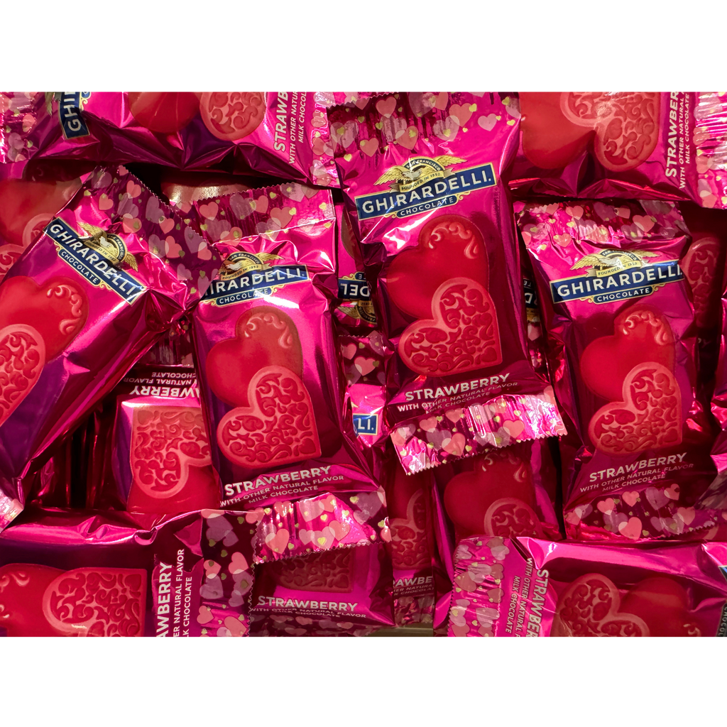 Ghirardelli Strawberry Milk Chocolate Duo Heart | 10g – Chocolate Emporium