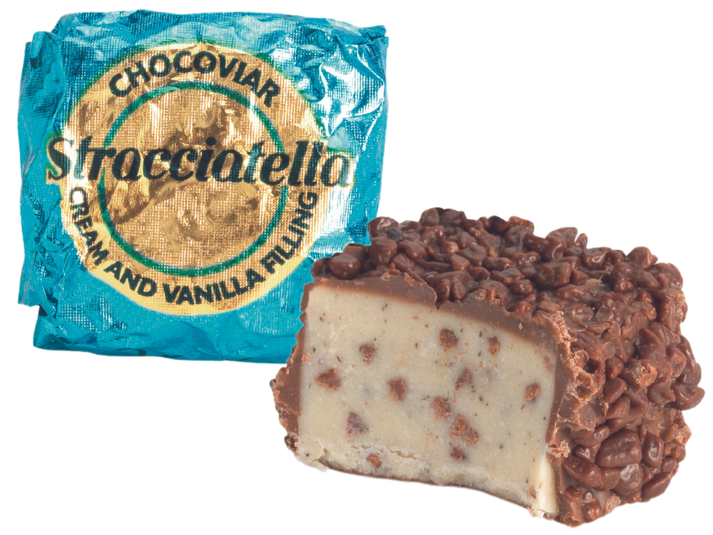 Venchi Chocoviar Stracciatella Milk & White Chocolate Truffle | 20g – Chocolate Emporium