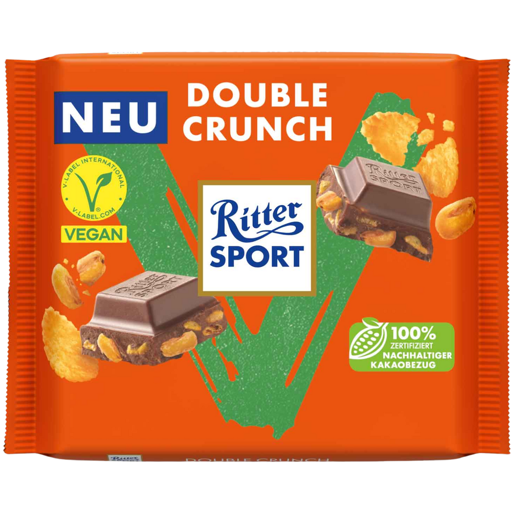 Ritter Sport | Vegan Double Crunch Bar | 100g – Chocolate Emporium