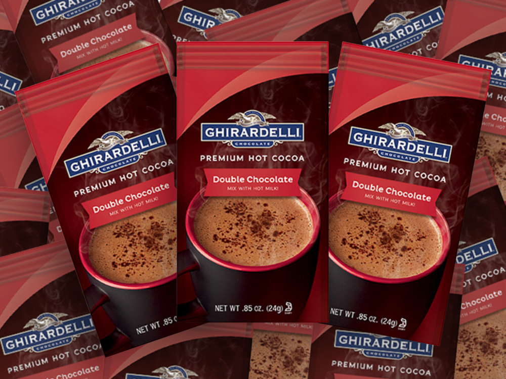 Ghirardelli Double Chocolate Hot Cocoa Sachet | Pick & Mix – Chocolate ...