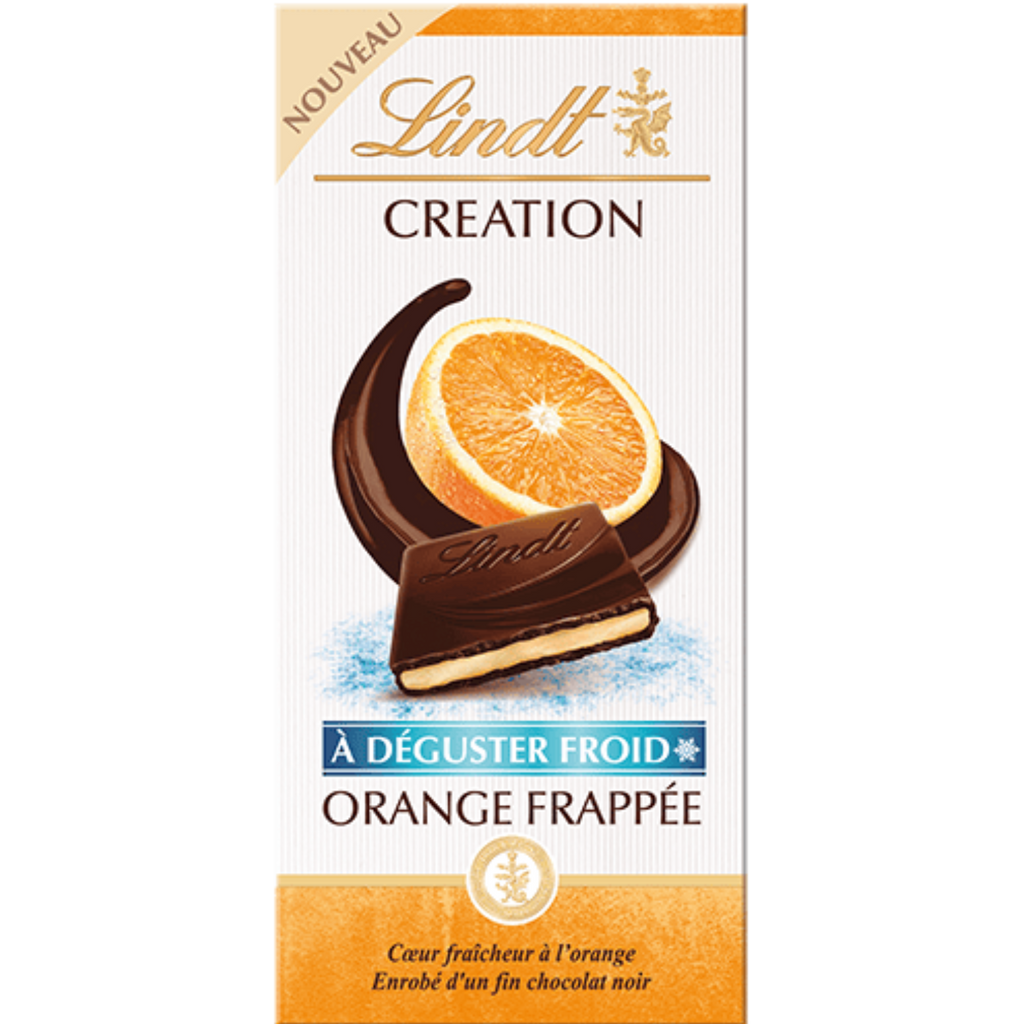 Lindt Creation | Orange Frappe Dark Chocolate | 150g Bar – Chocolate ...
