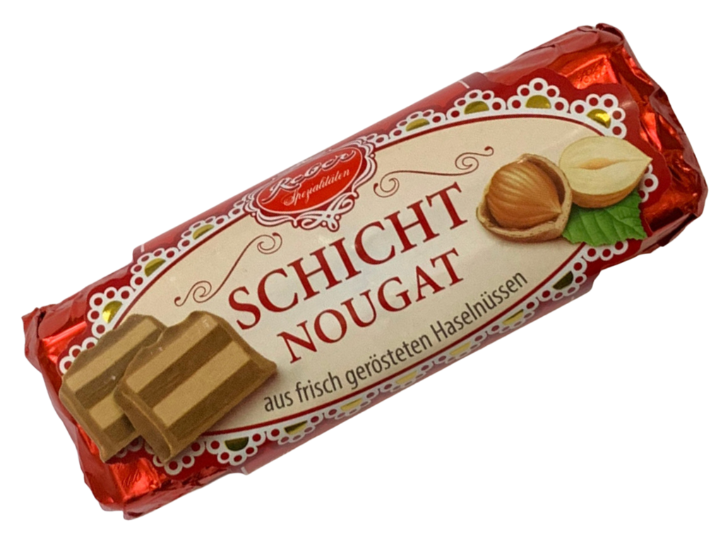 Reber | Hazelnut Nougat Cream Milk Chocolate Bar | 48g – Chocolate Emporium